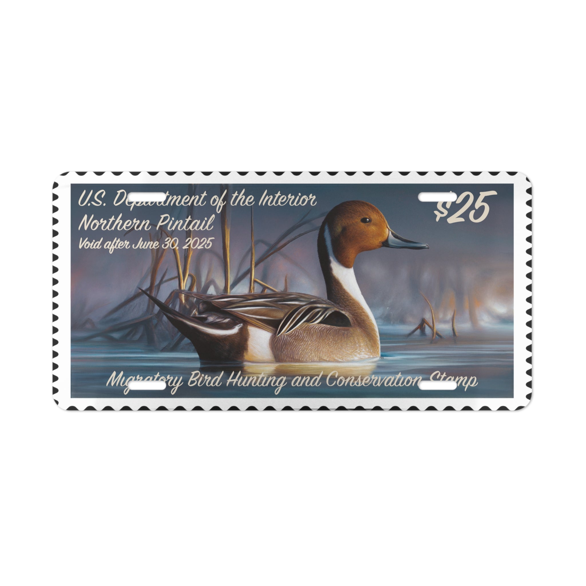Official 2024 - 2025 Federal Duck Stamp - License Plate